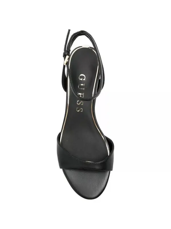 Guess Leather Ankle Strap Stiletto Sandals