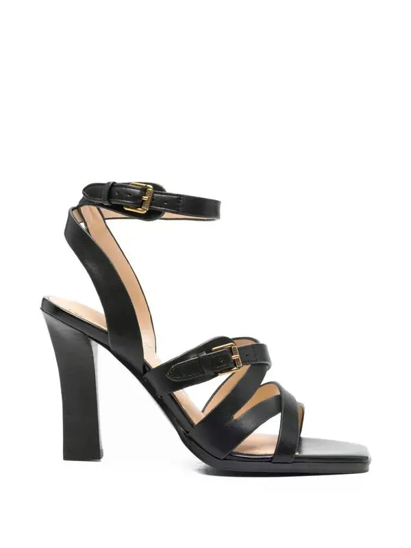 Guess Strappy Buckle High Heel Sandals
