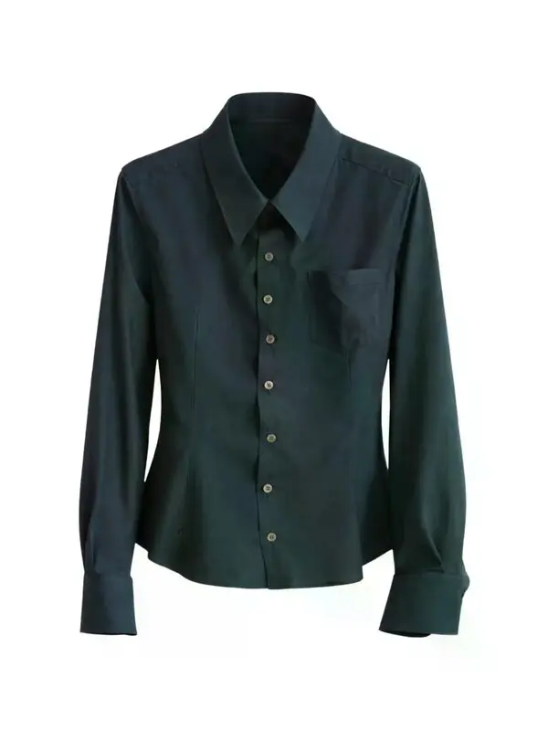 Undercover Pocket Button Shirt - Blue