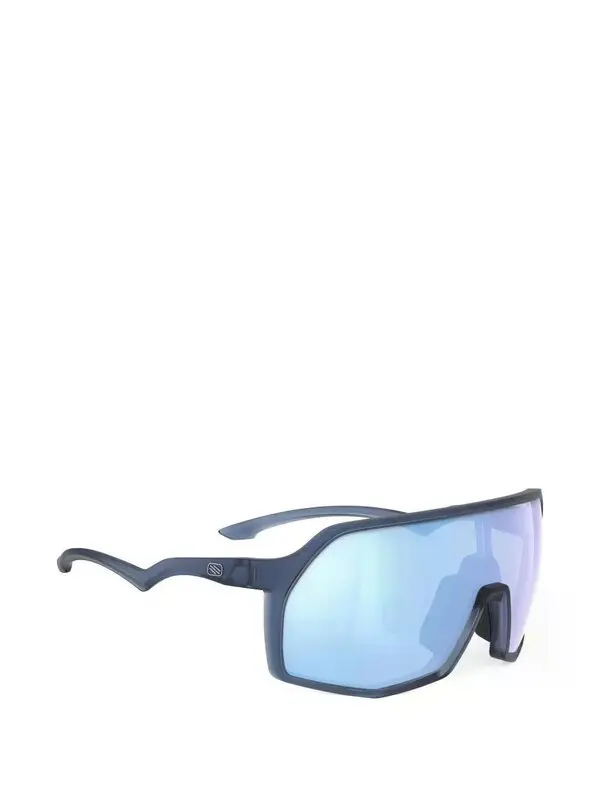 RUDY PROJECT Thunder Geometric-frame Sunglasses - Blue