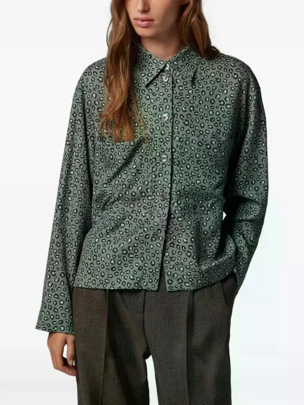 Paul Smith Animal Print Shirt - Green