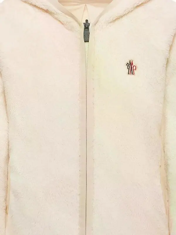 Moncler Reversible Polartec Hooded Zip-up Jacket - Neutrals