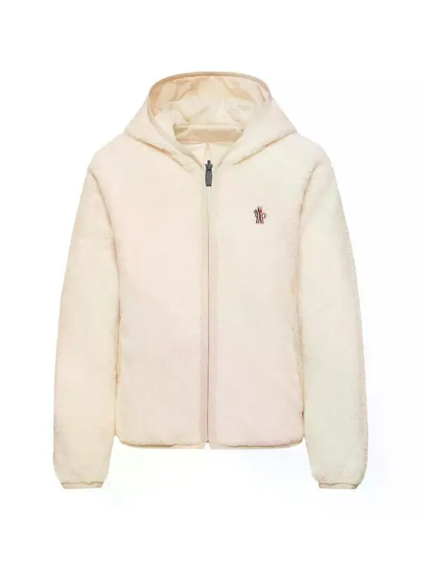 Moncler Reversible Polartec Hooded Zip-up Jacket - Neutrals