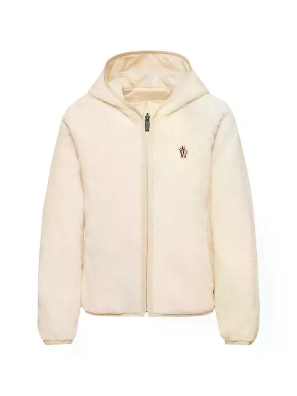 Moncler Reversible Polartec Hooded Zip-up Jacket - Neutrals