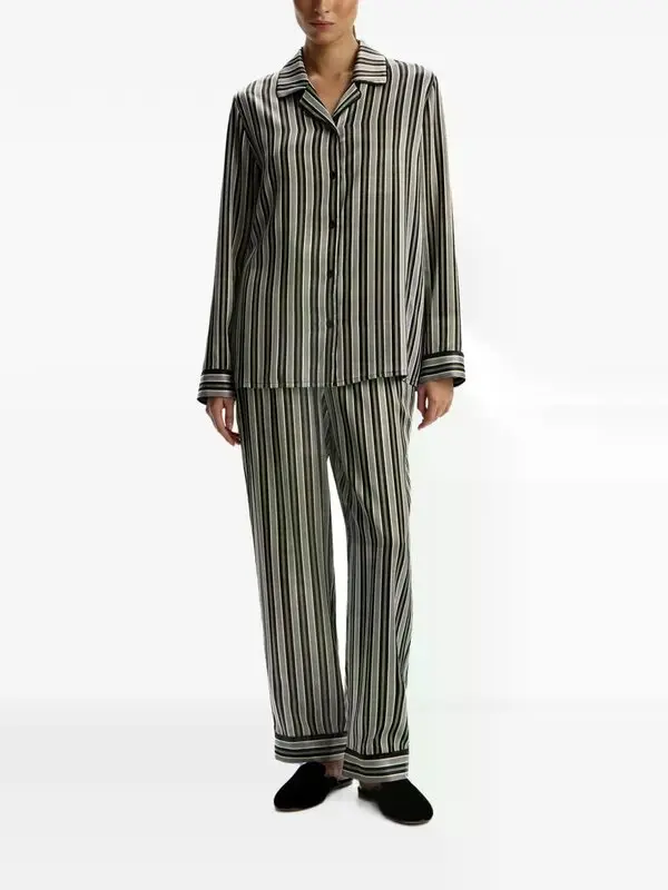 12 STOREEZ Striped Pyjama Set