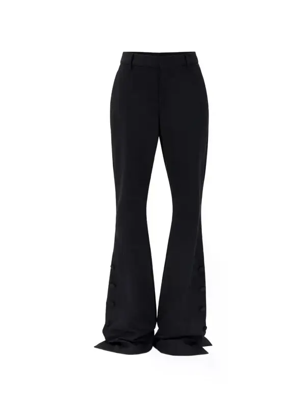 ANN DEMEULEMEESTER Enya Buttoned Bootcut Trousers