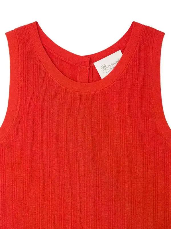 Bonpoint Ribbed Knit Sleeveless Top