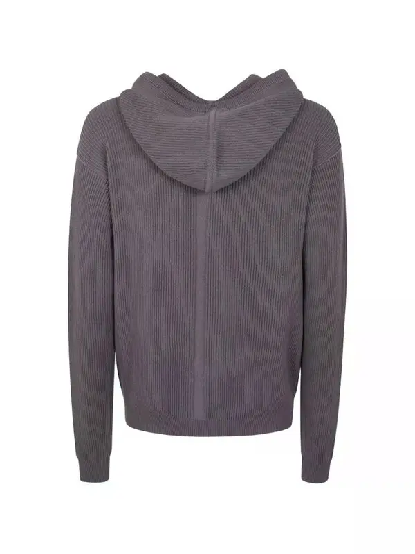 Rick Owens Hooded Zip Jacket - Grey