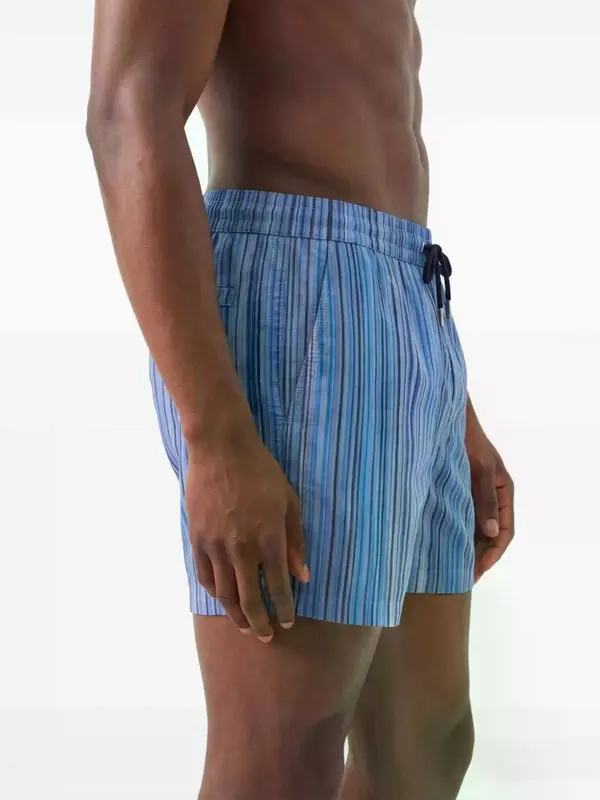 Paul Smith Striped Swim Shorts - Blue