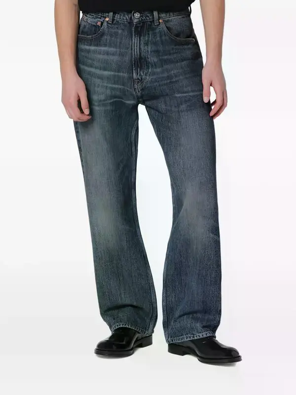 Our Legacy Straight Leg Jeans With Faded Effect