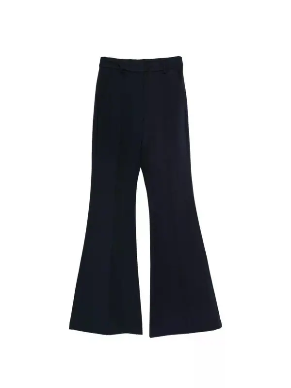 ALPHA TAURI Flared Trousers - Blue