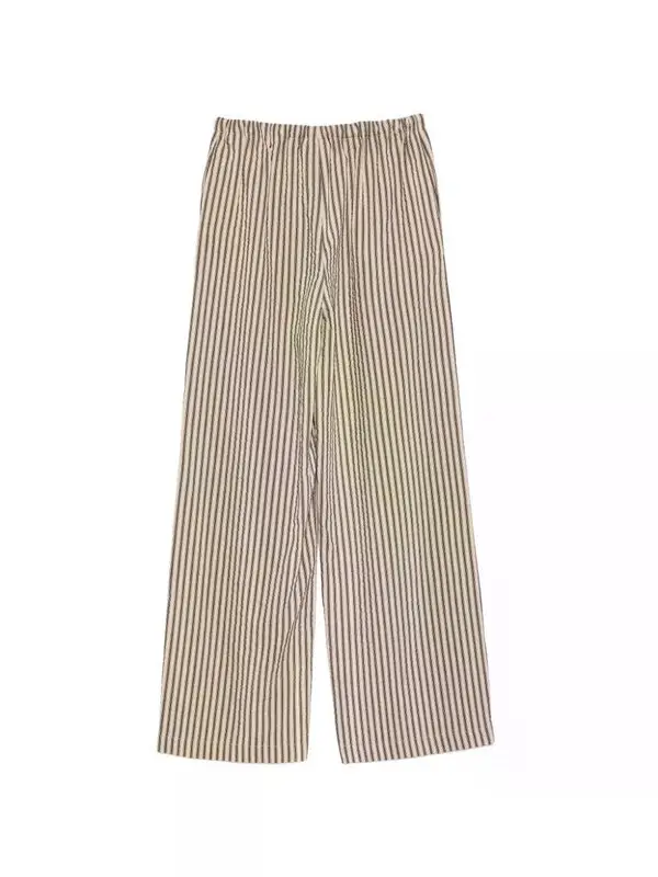 ALYSI Striped Trousers - Neutrals