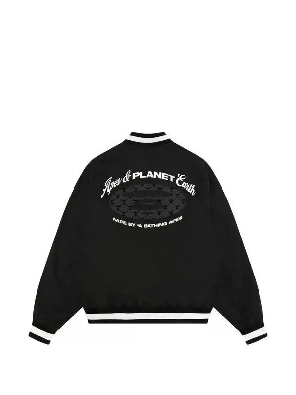 AAPE BY *A BATHING APE Logo Detail Bomber Jacket
