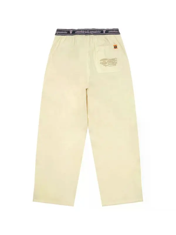AAPE BY *A BATHING APE Elasticated Logo Waistband Trousers - Neutrals