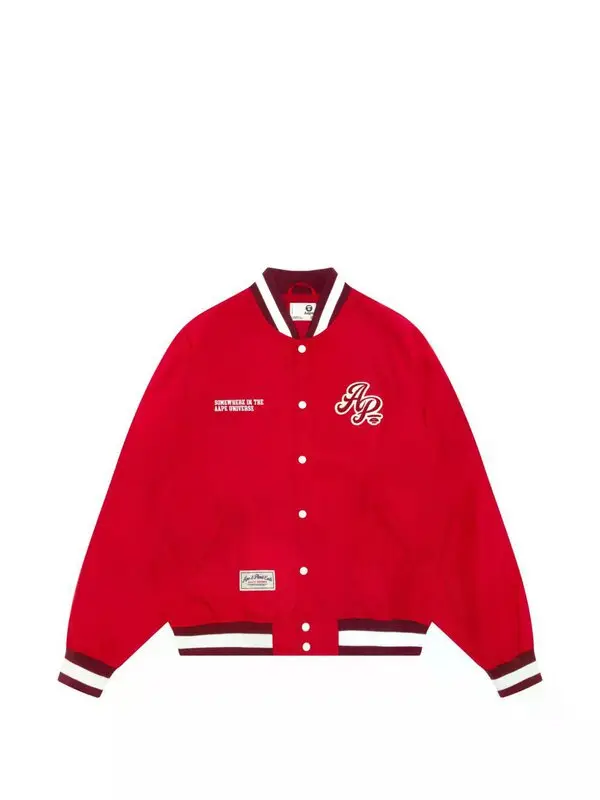 AAPE BY *A BATHING APE Logo Detail Bomber Jacket