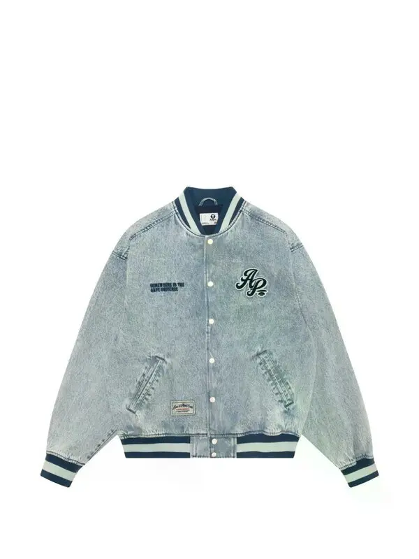 AAPE BY *A BATHING APE Embroidered Bomber Jacket