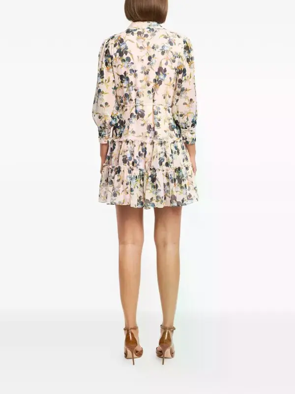 Cinq À Sept Rhys Floral-print Tiered Dress