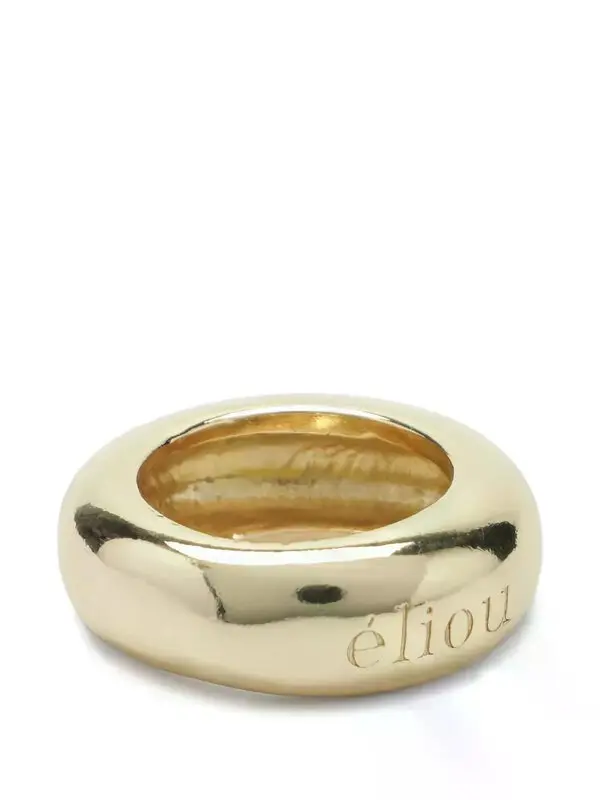 Éliou Amaya Engraved Ring - Gold