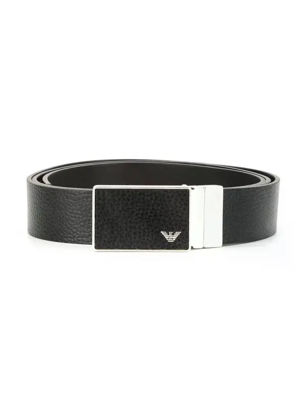 Emporio Armani Classic Square Buckle Belt