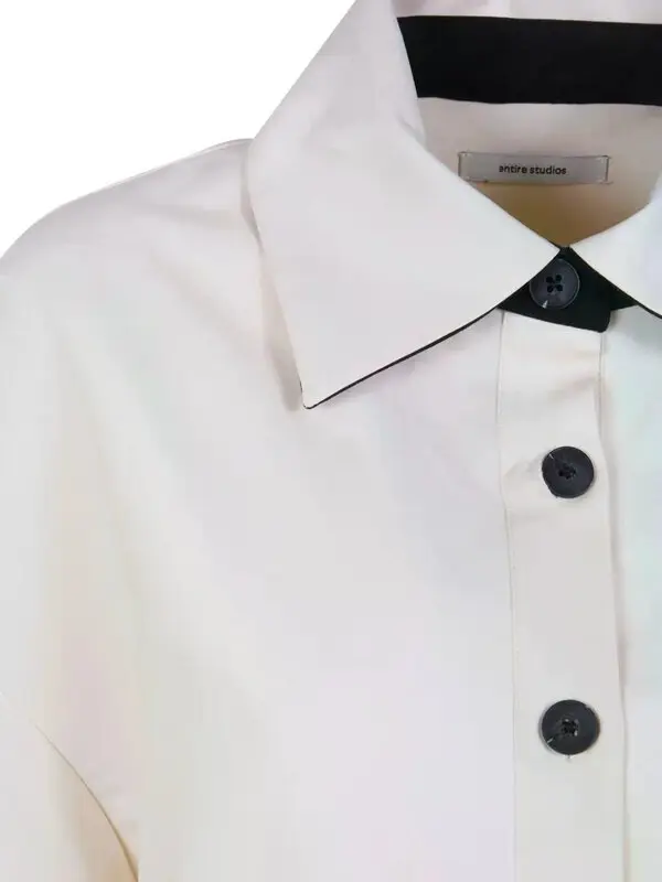 ENTIRE STUDIOS Buttoned Tie Shirt