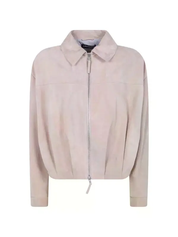 DRHOPE Suede Zip Jacket