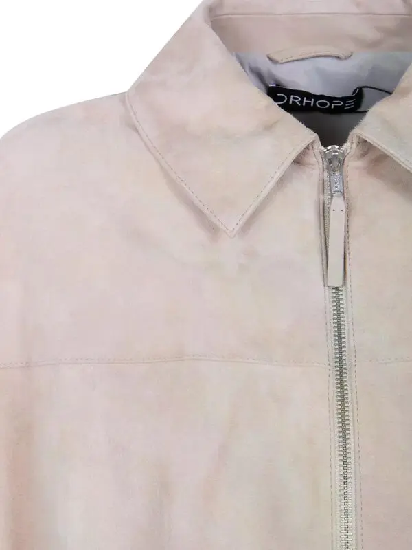 DRHOPE Suede Zip Jacket
