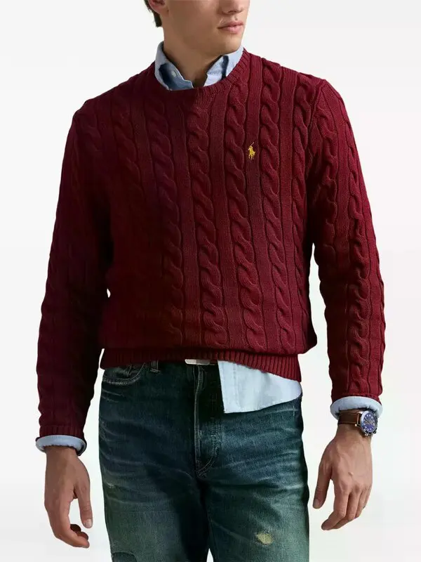 Polo Ralph Lauren Cable Knit Crew Neck Sweater