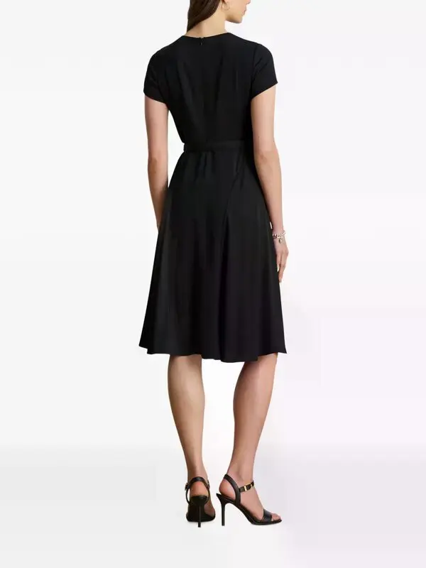 Ralph Lauren Keyhole Detail Midi Dress