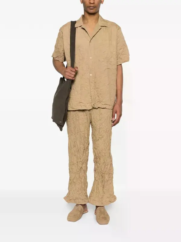 GONGDID DESIGN Crinkled Trousers