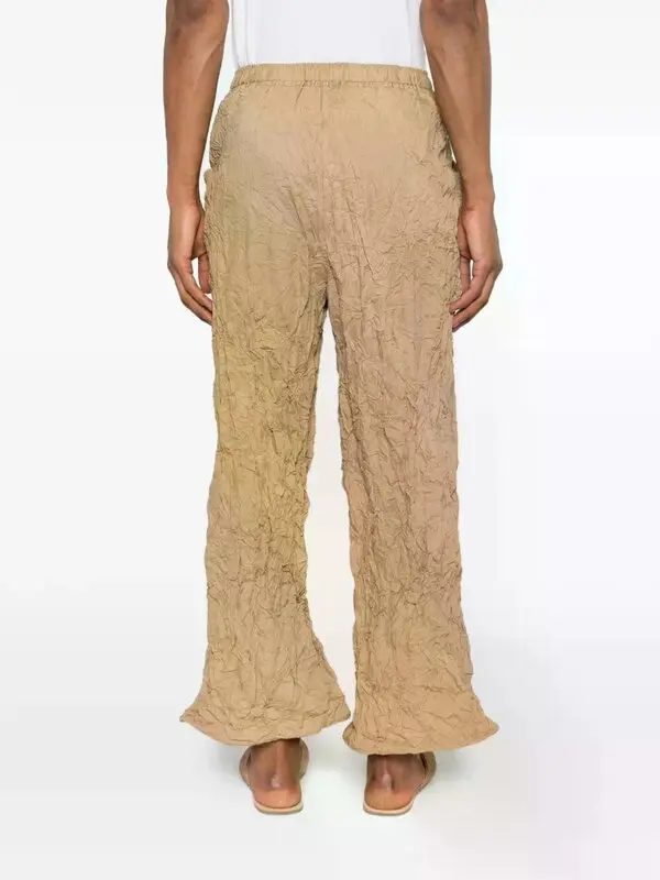 GONGDID DESIGN Crinkled Trousers