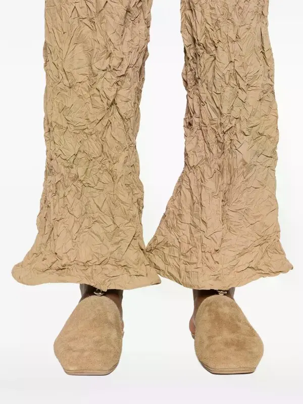GONGDID DESIGN Crinkled Trousers