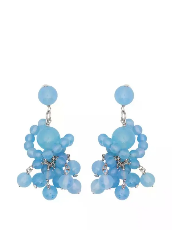 Completedworks Aftertaste Of A Dream Beaded Drop Earrings - Silver