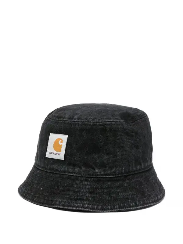 Carhartt Work In Progress Belmar Logo-patch Bucket Hat - Black