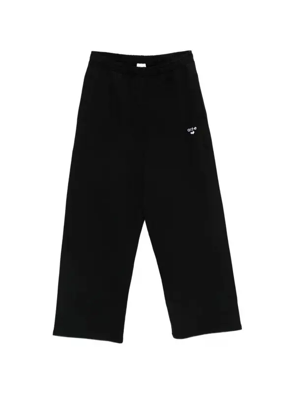 ARTE ANTWERP Heart Logo Track Pants - Black