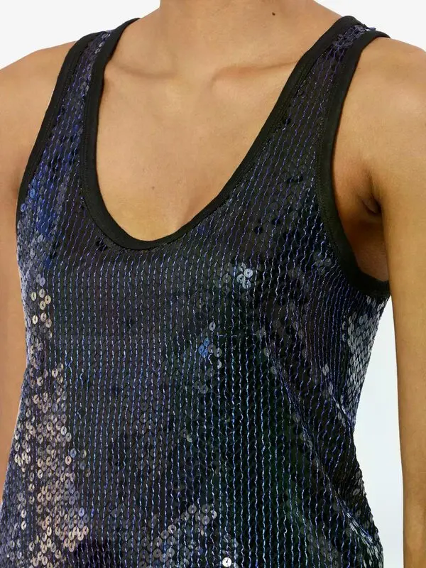 Isabel Marant Étoile Renelle Sequin Embellished Top