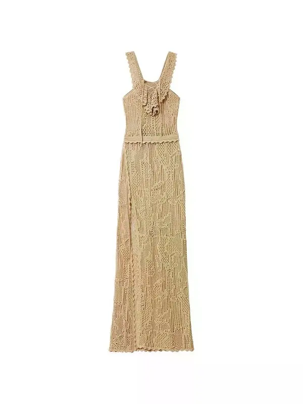 Isabel Marant Étoile Ornella Crochet Maxi Dress - Neutrals