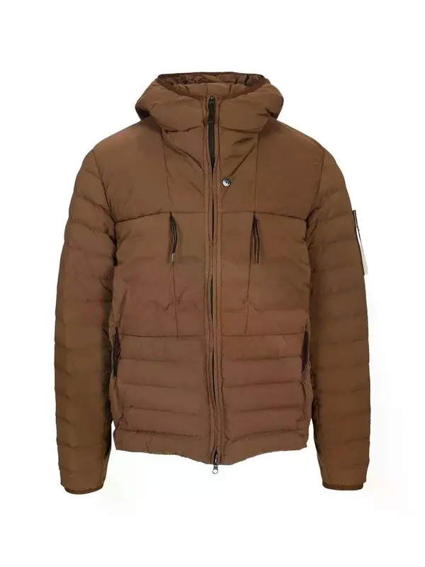 Stone Island Davis Tcc Hooded Quilted Jacket