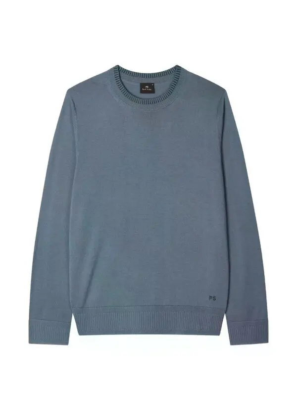 Paul Smith Crew Neck Wool Sweater - Blue