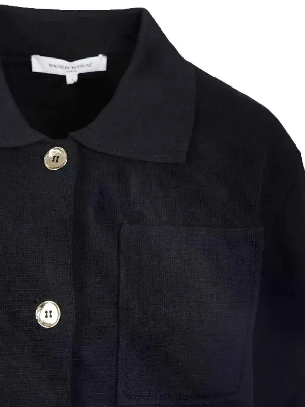 Maison Kitsuné Buttoned Jacket With Patch Pockets