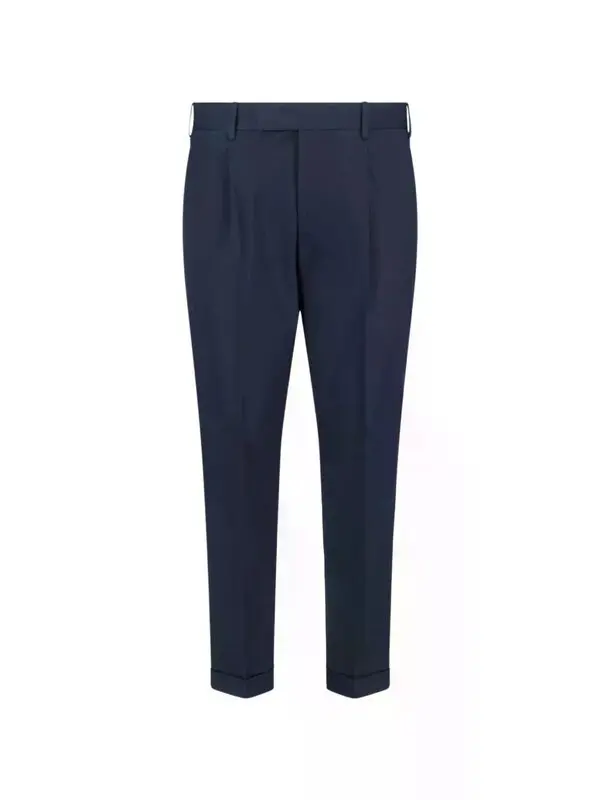 PT TORINO Pleated Cuffed Trousers