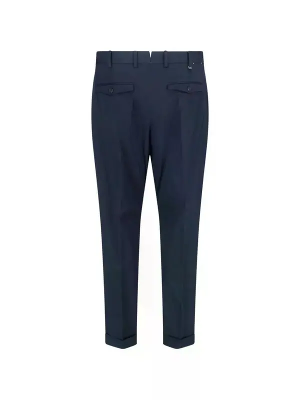 PT TORINO Pleated Cuffed Trousers