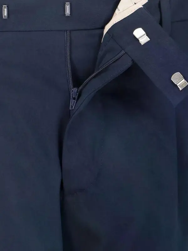 PT TORINO Pleated Cuffed Trousers