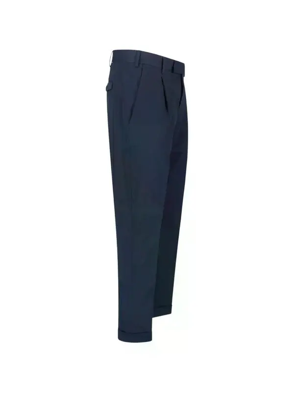 PT TORINO Pleated Cuffed Trousers