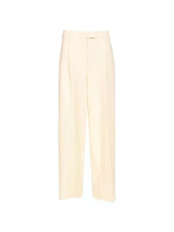 THELATEST Deva Wide Leg Pleated Palazzo Pants