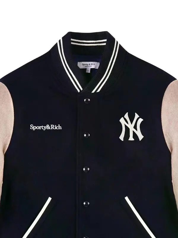 SPORTY & RICH Varsity-style Jacket - Blue