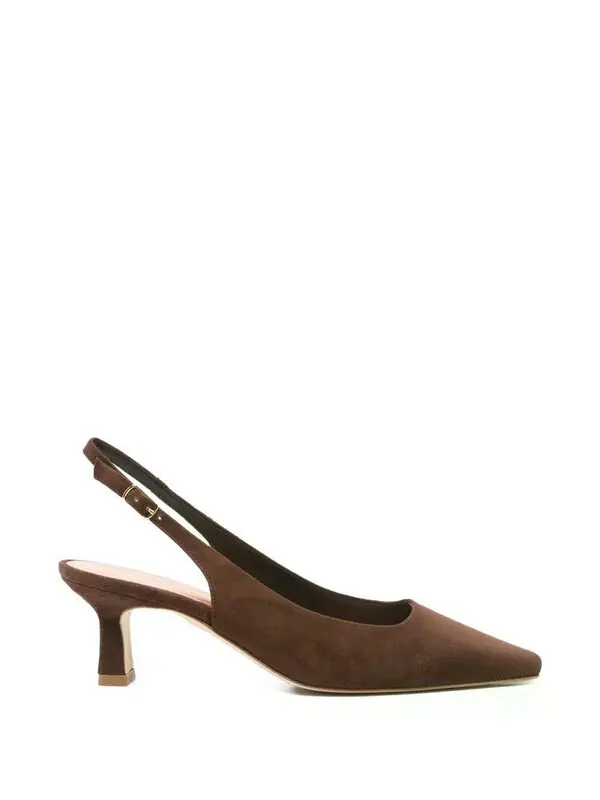 JULIE DEE Slingback Heeled Pumps - Brown