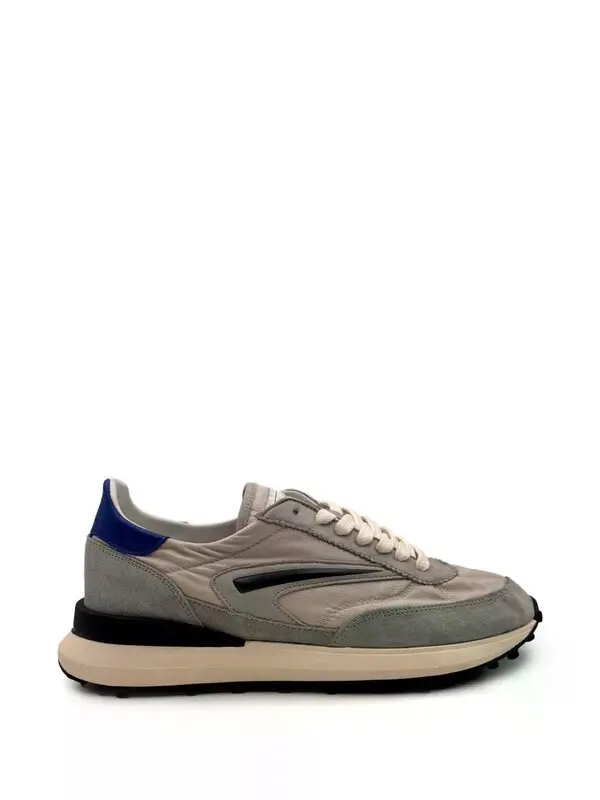 D.a.t.e. Athletic Panelled Lace-up Sneakers - Grey