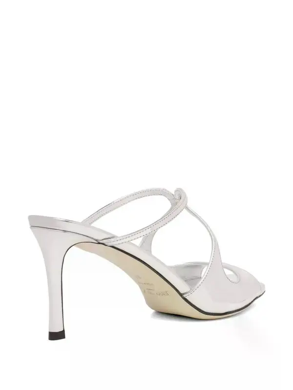 JIMMY CHOO Leather Strappy Mules