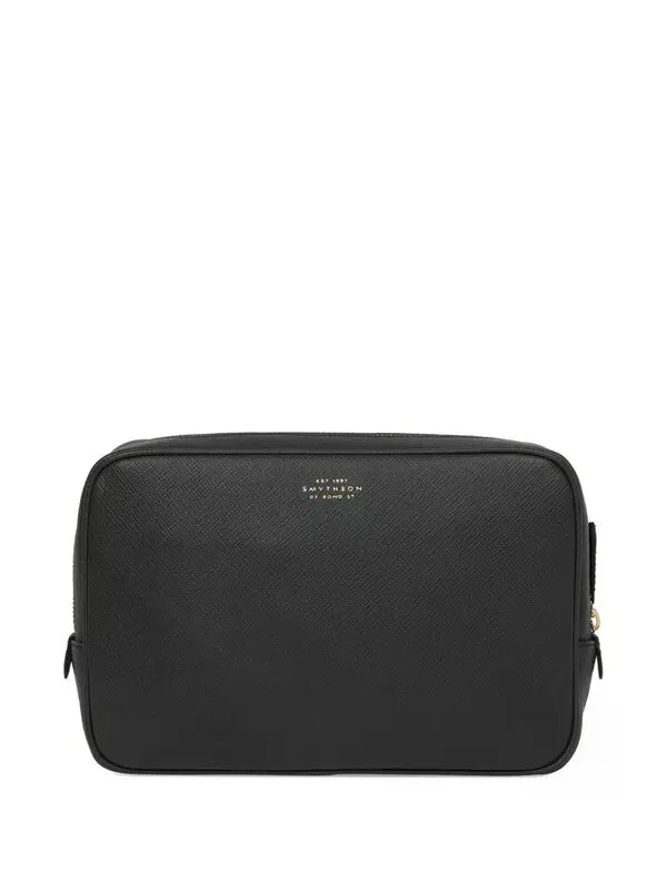 Smythson Organiser Tech Pouch - Black
