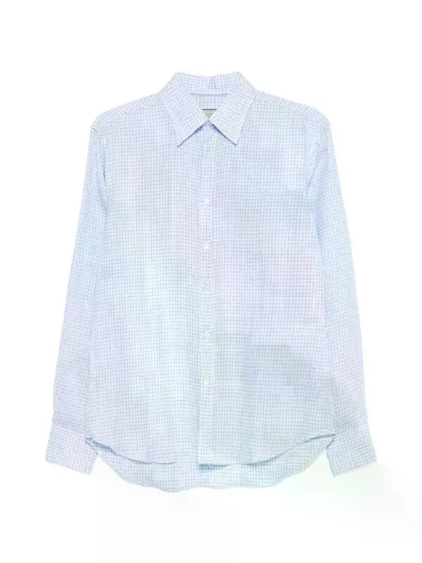 Canali Gingham-pattern Shirt